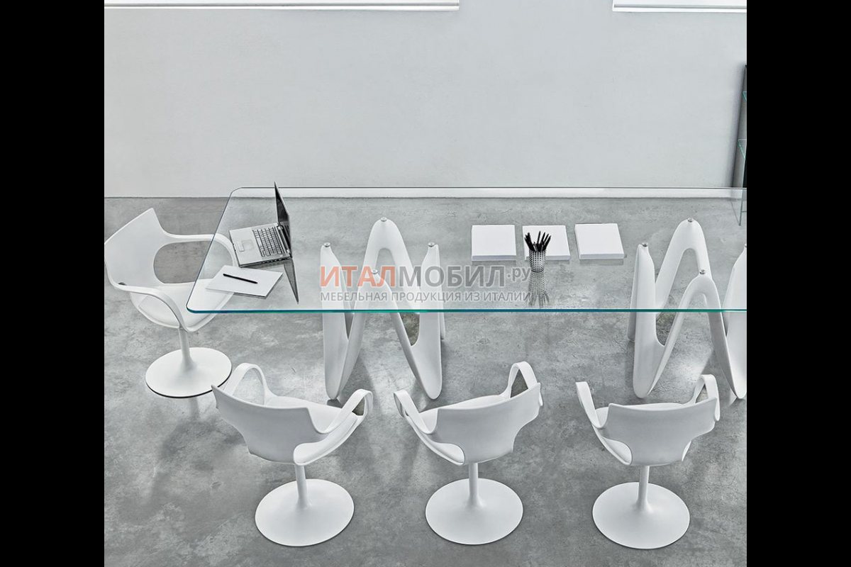 Стол Lambda Two Bases от производителя элитной мебели Sovet, Италия для дизайнерских интерьеров ...